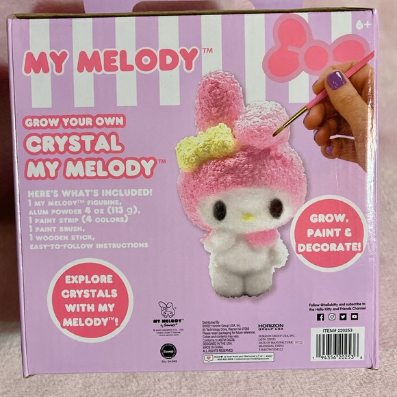 Sanrio | Toys | Grow Your Own Crystal My Melody Kit | Poshmark
